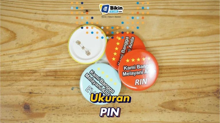 Ukuran Pin Peniti dan Pin Magnet